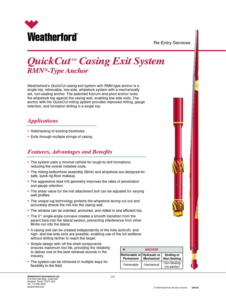 Whipstock Features | PDF