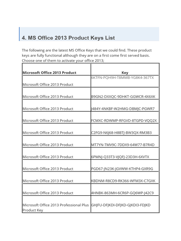 Microsoft Key | PDF