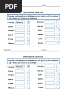 Ejercicios de Letras que Suben y Bajan | PDF | Escritura | Notación