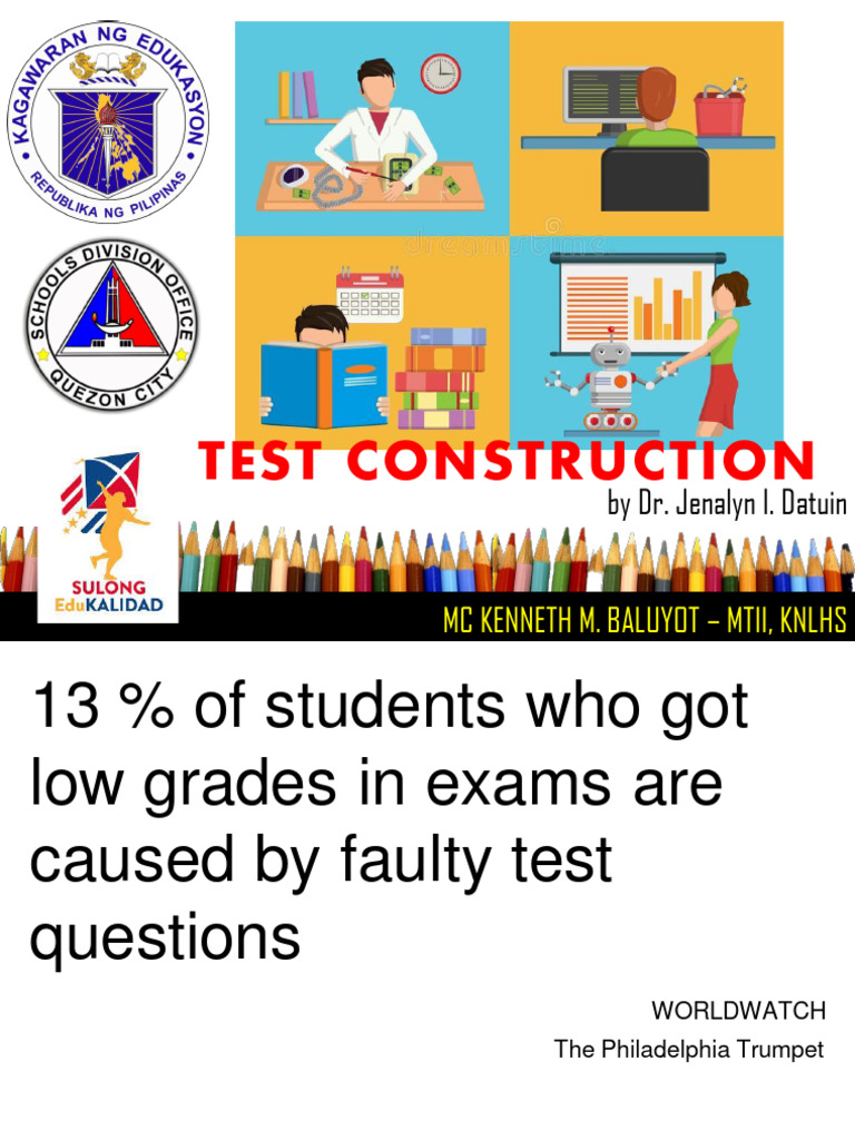 Test Construction SDO QC AP HUMSS 2023 | PDF | Multiple Choice | Teachers