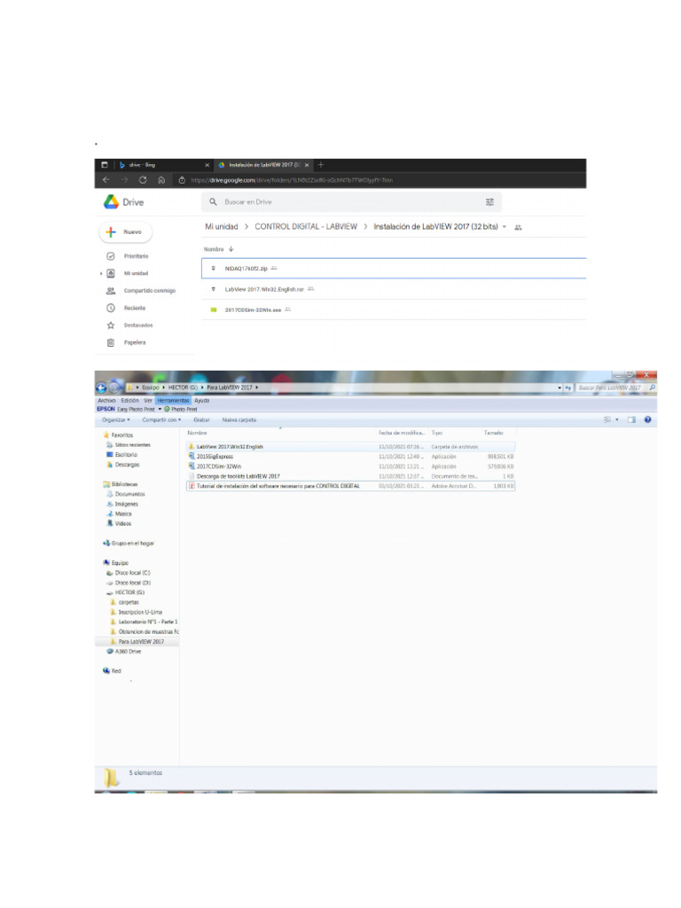 Guía de Instalación de NI DAQmx y LabVIEW | PDF | Informática