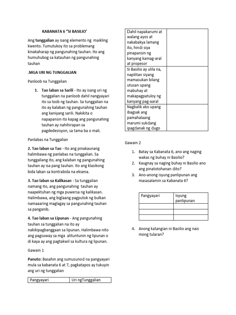 Las Kabanata 6 | PDF