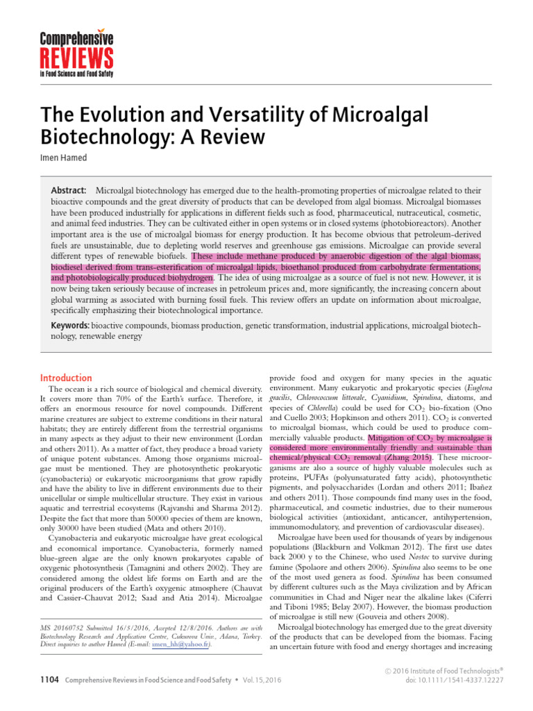 Productos Microalgas 2018 | PDF
