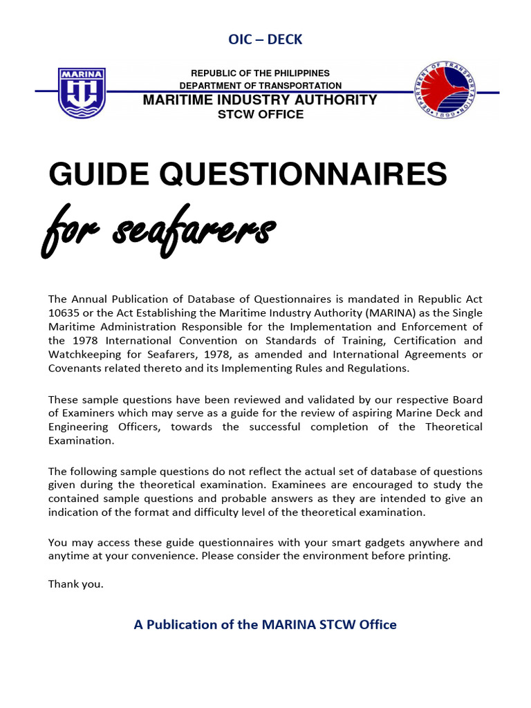 Oic-Deck C18 | PDF | Risk | Human Factors And Ergonomics