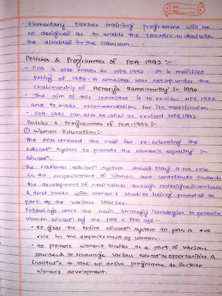 policy and provisions of poa 1992 | PDF