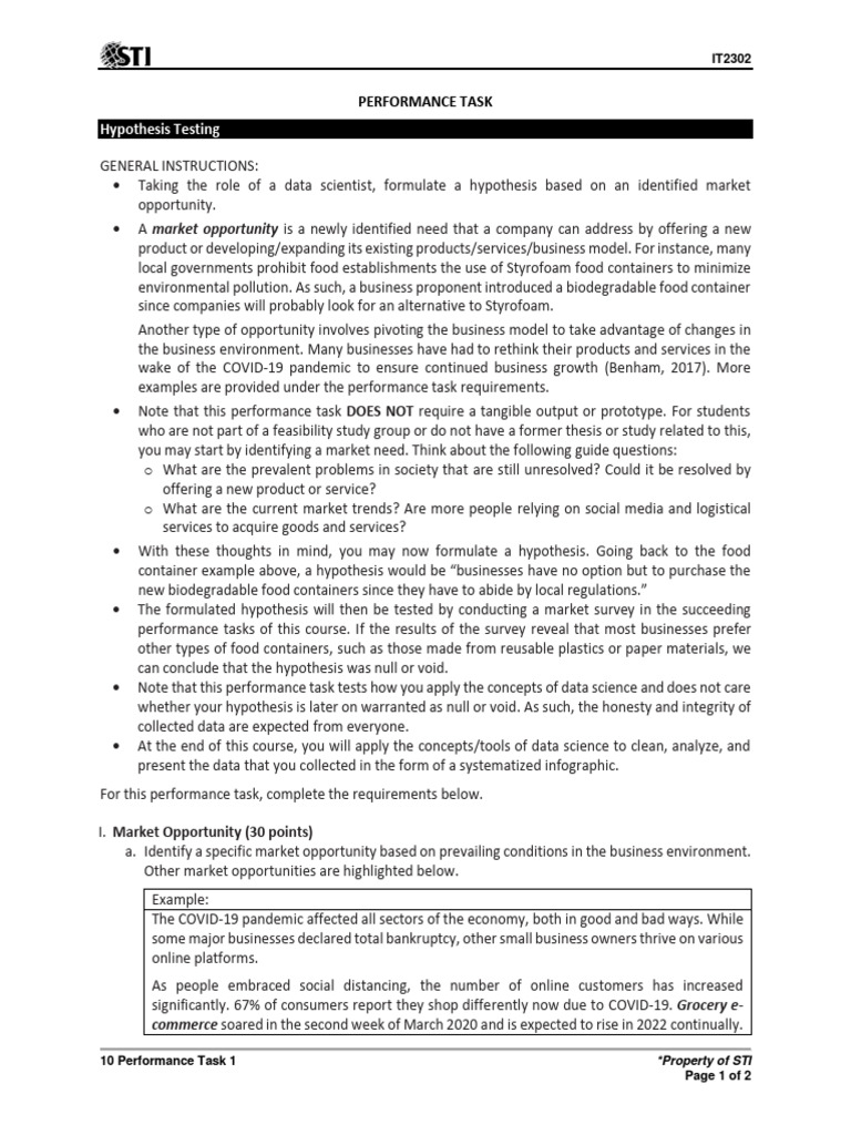 10_Performance_Task_1 | PDF