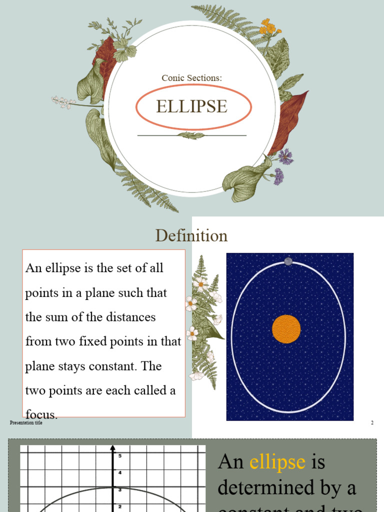 ELLIPSE | PDF