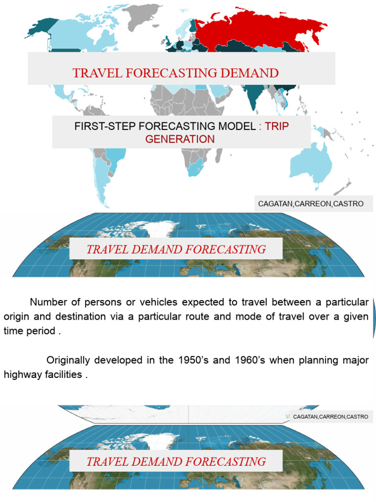 Group 3 Trip Generation 1 | PDF | Forecasting | Economies