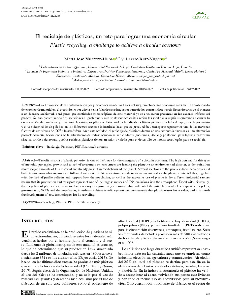 17 El Reciclaje de PL Sticos Un Reto para Lograr Una Econom A Circular | PDF | El plastico ...