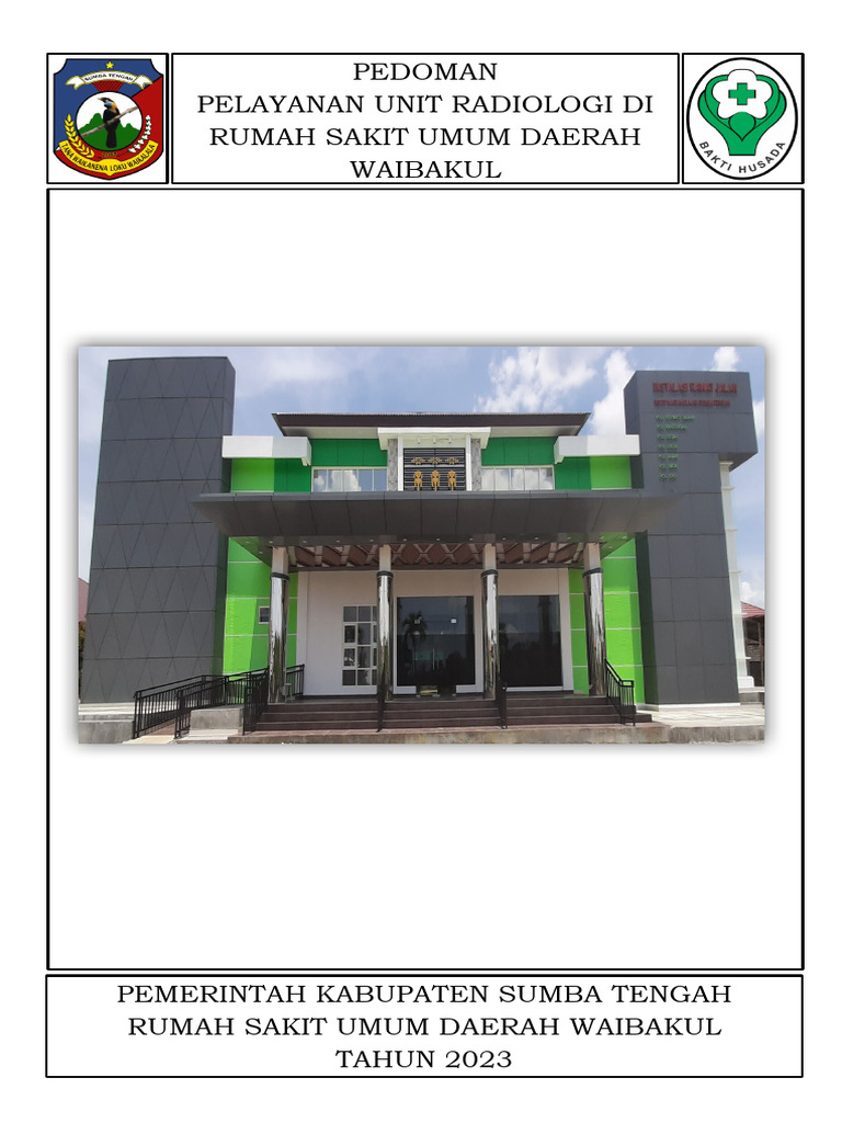 Pedoman Pelayanan Unit Radiologi | PDF