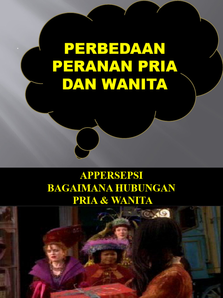 Perbedaan Peranan Pria-Wanita | PDF