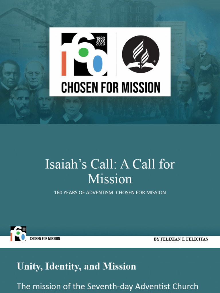 Isaiah's Call | Download Free PDF | Adventism | Abrahamic Religions