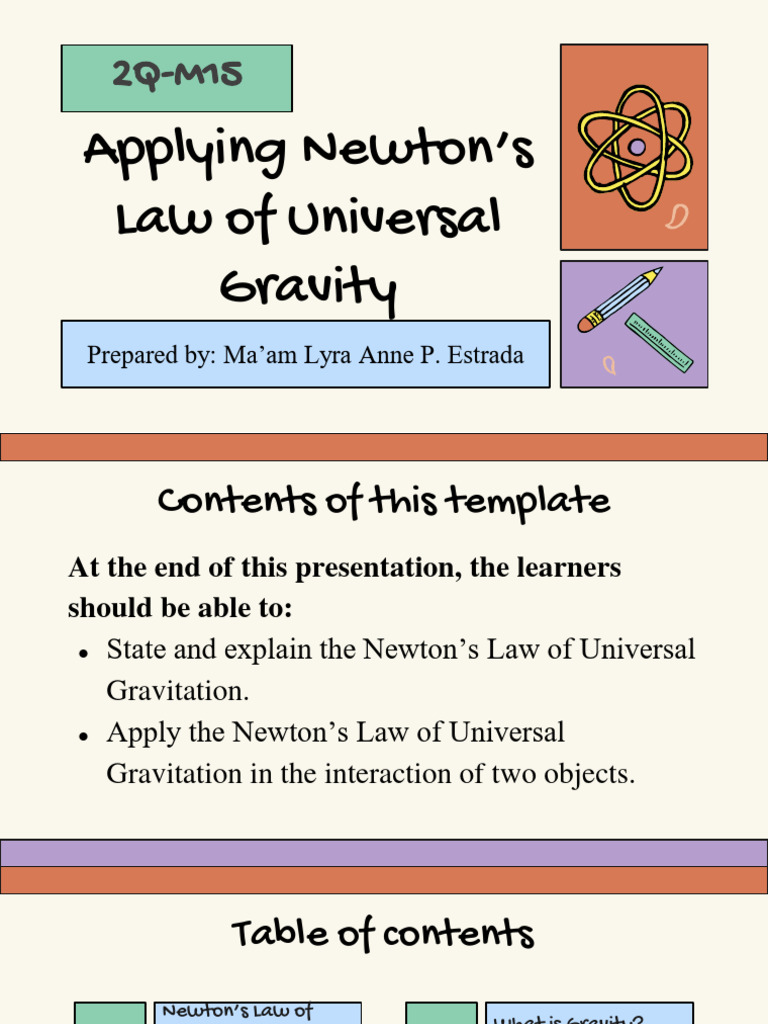 Module 15 - Applying Newtons Law of Universal Gravity | PDF