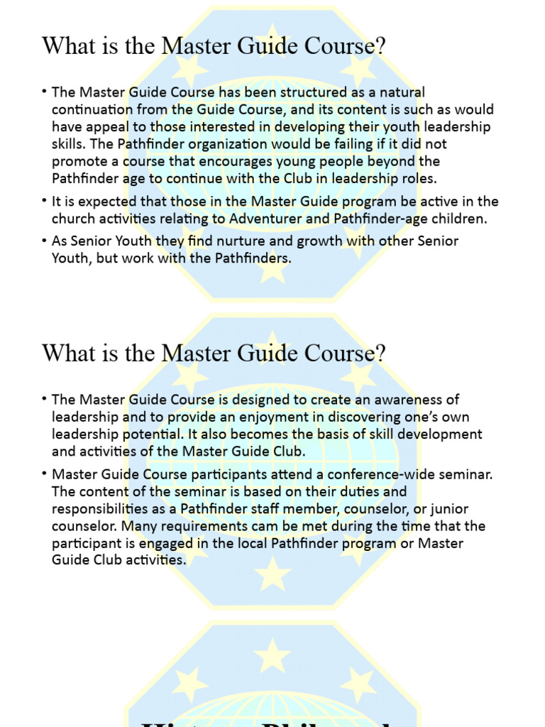 History, Purpose and Philosophy of the Pathfinder Club | PDF ...