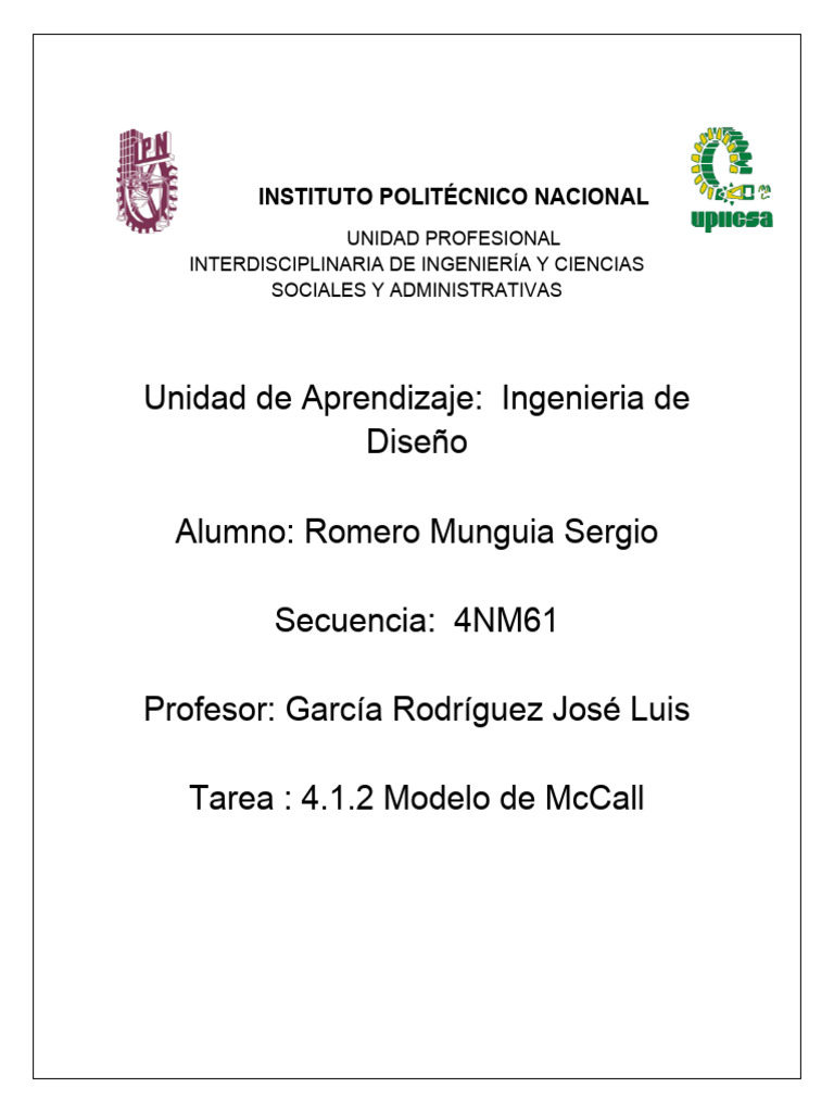 Modelo de McCall | PDF | Tecnología