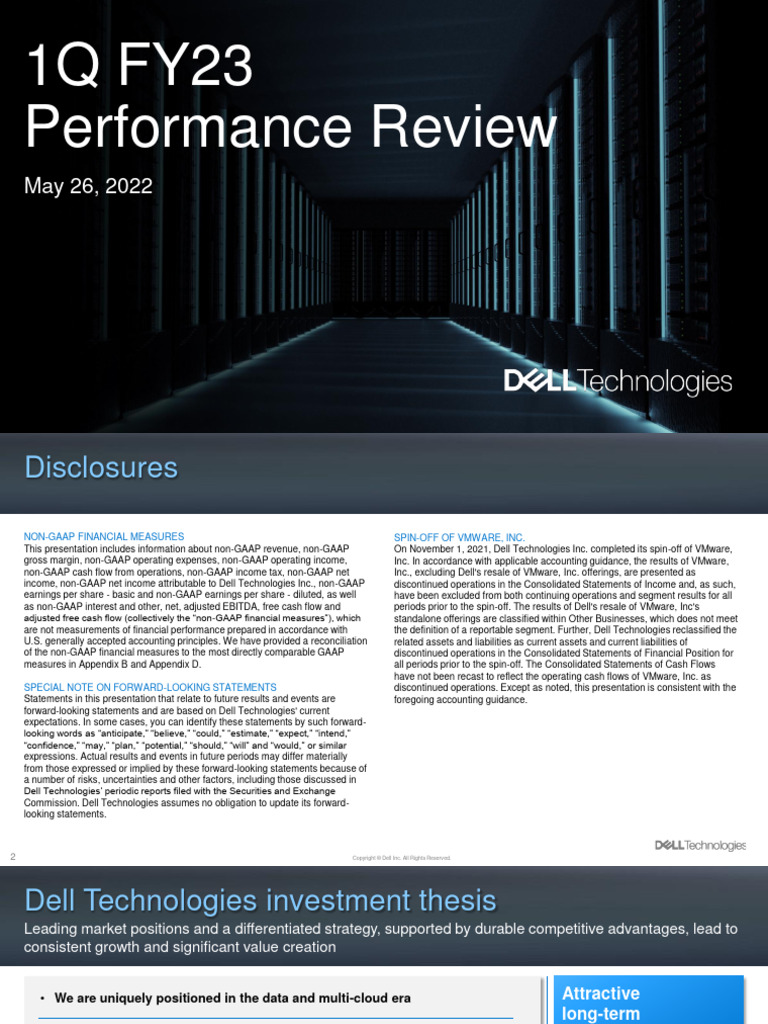 Q1 FY23 Performance Review | PDF | Cloud Computing | Software As A Service