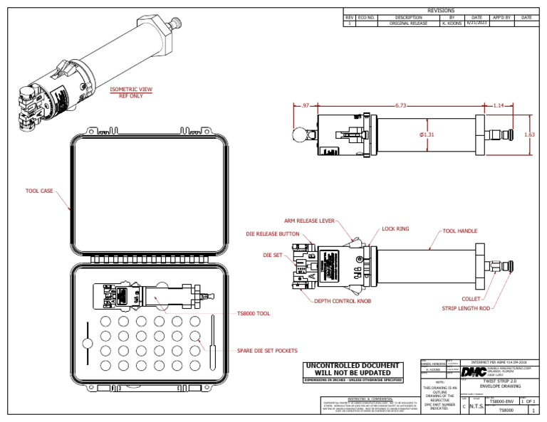 Twist-Strip® TSK8000 - Outer Jacket Stripper For Shielded Twisted Cable ...
