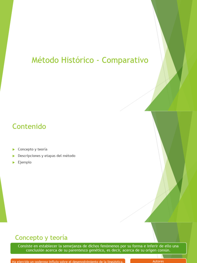 Método Histórico - Comparativo | PDF Método Histórico - Comparativo | PDF