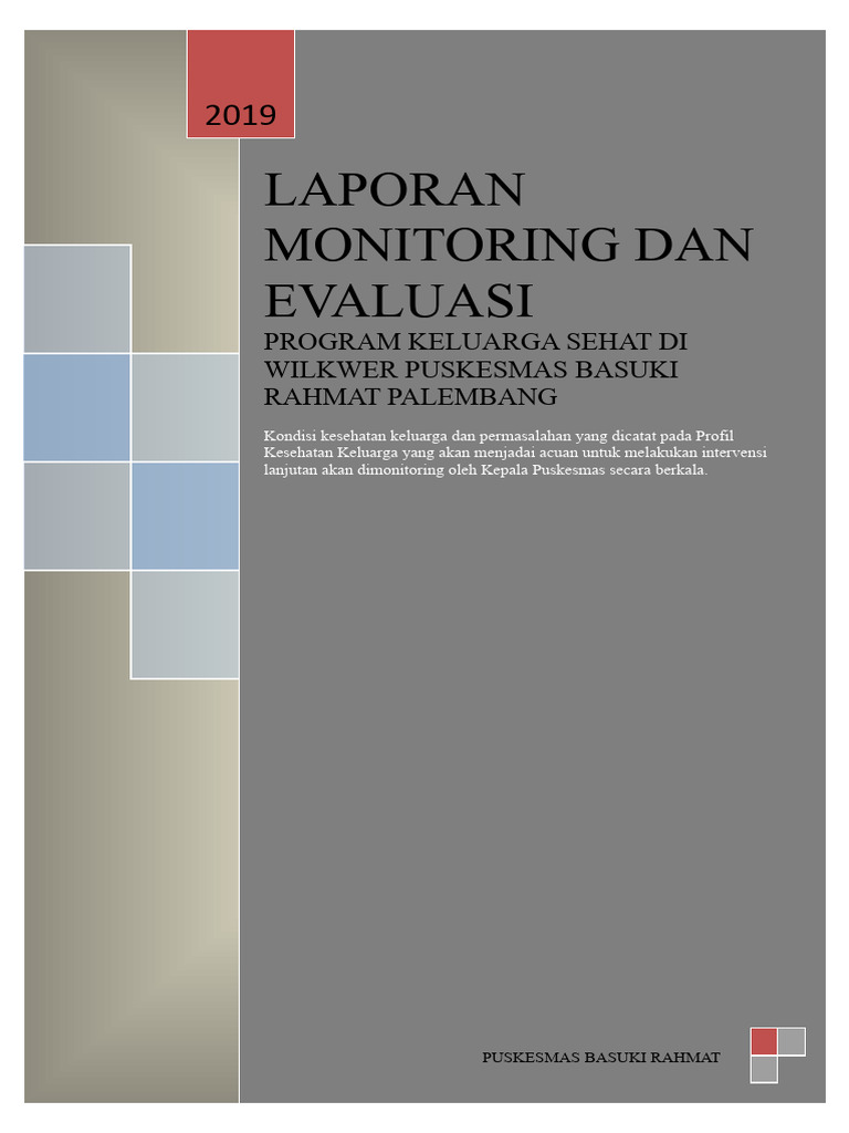 LAPORAN Monev Internal Basura | PDF