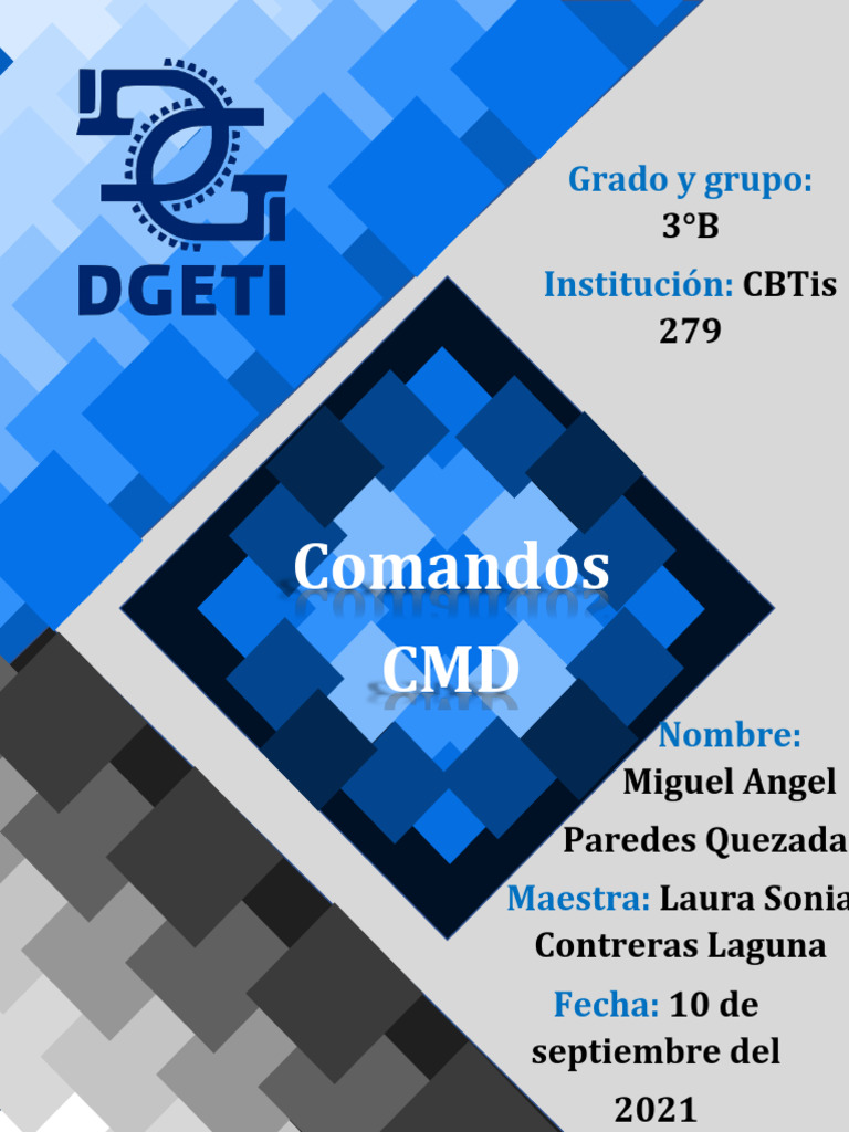 Comandos Esenciales de CMD en Windows | PDF