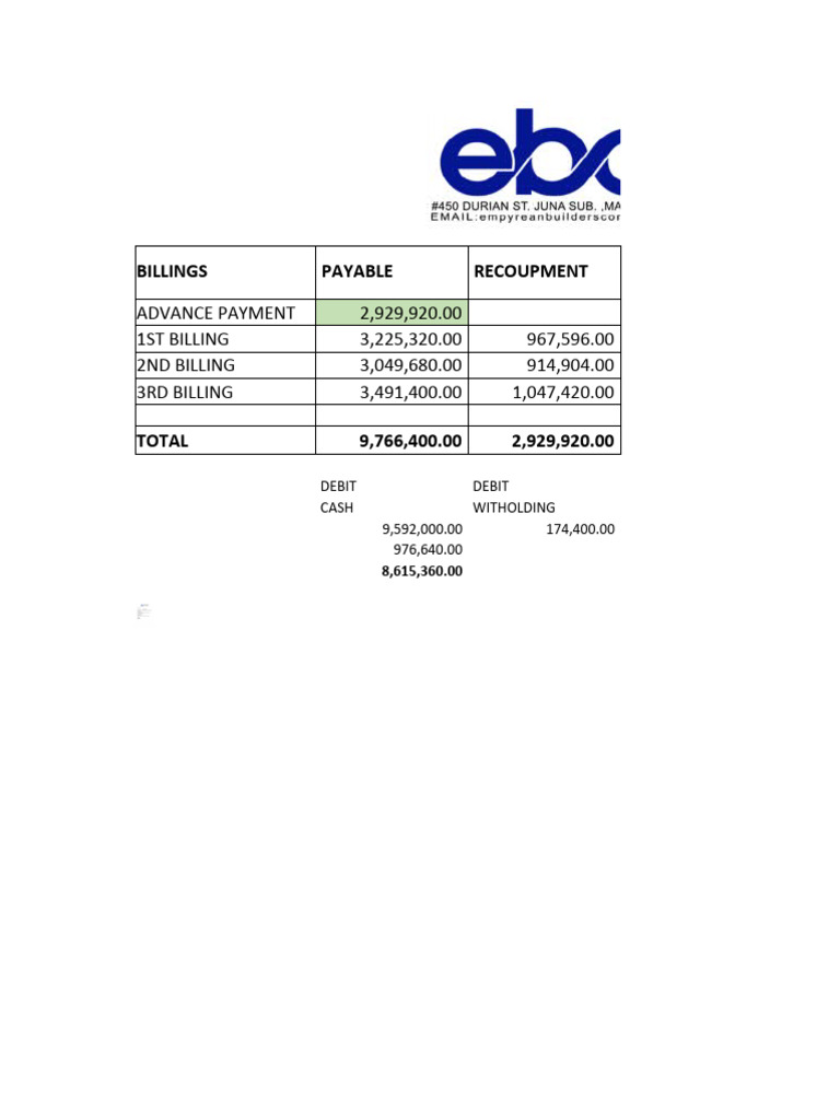 Billing Computation | PDF