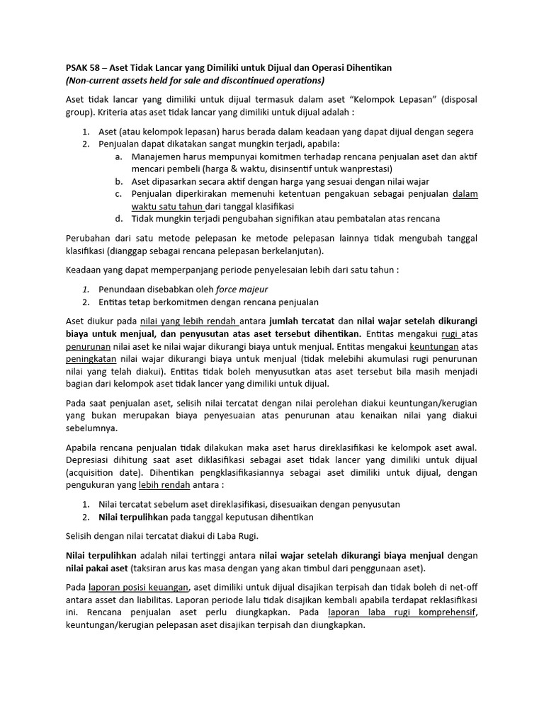 Psak 58 | PDF