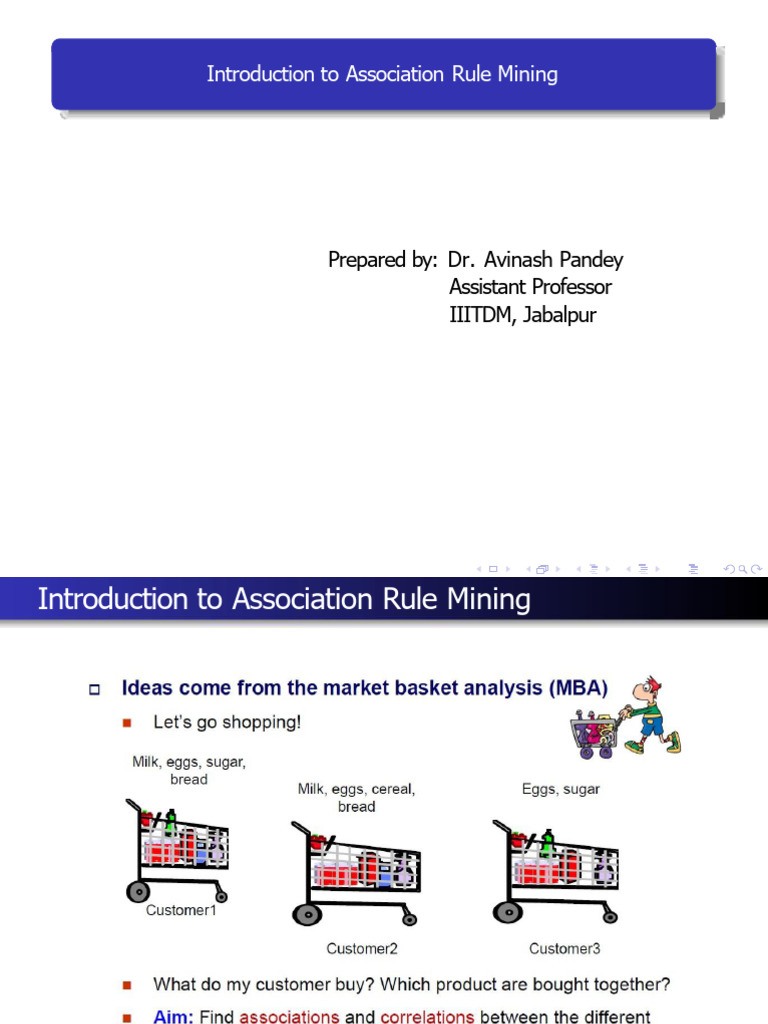 Association Rule Mining | PDF | Teaching Methods & Materials | Computers Association Rule Mining | PDF | Teaching Methods & Materials | Computers