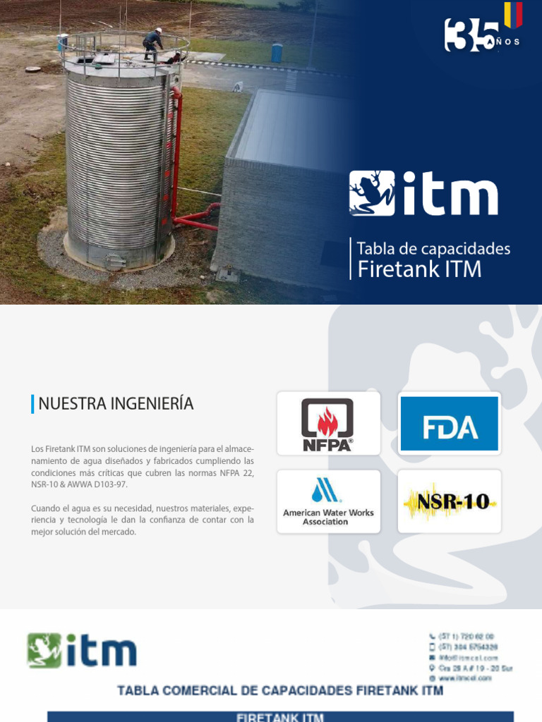 Capacidades Comerciales Firetank ITM | PDF