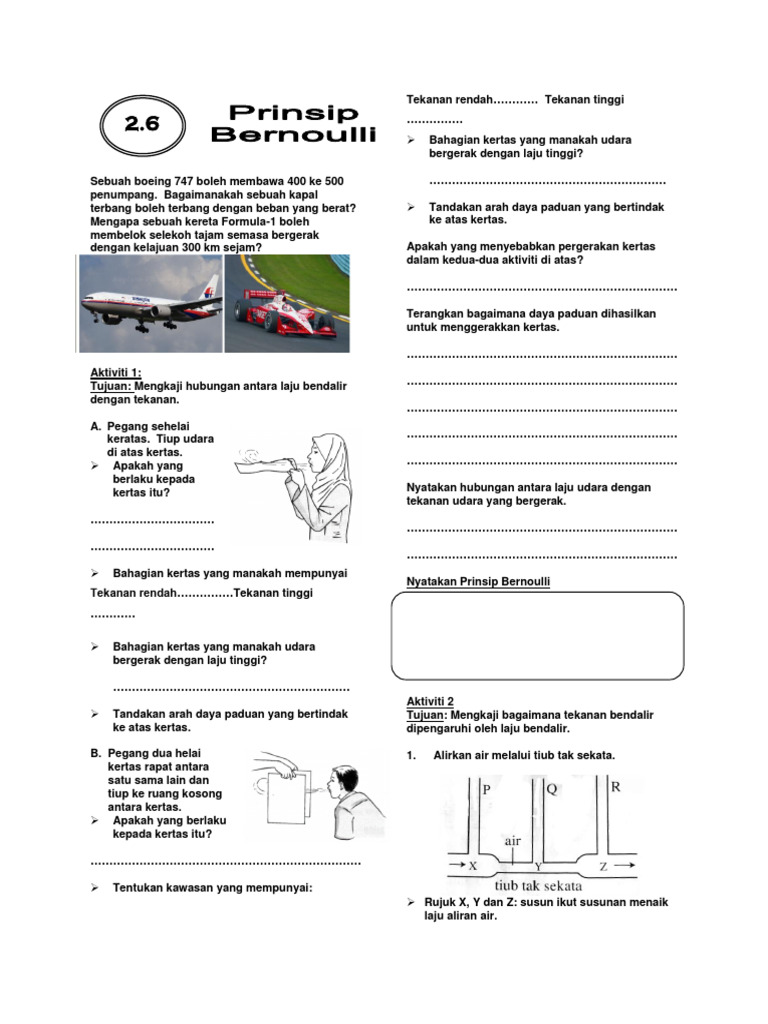 2.6 Prinsip Bernoulli Modul 2021 | PDF