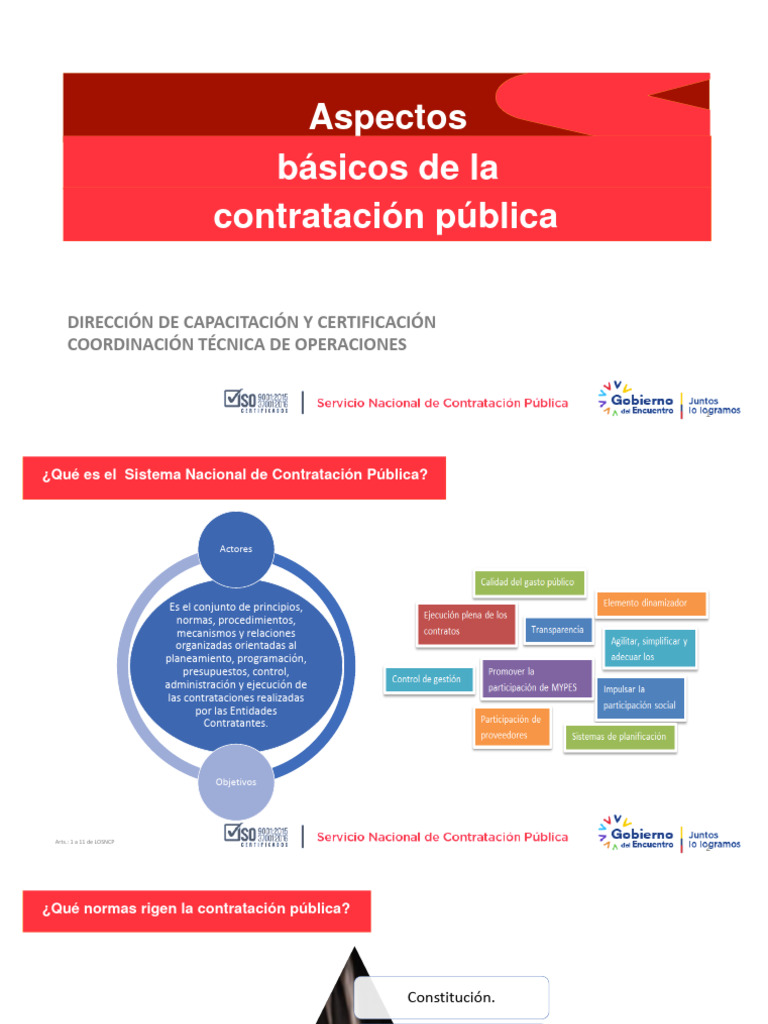Certificación Sercop | PDF