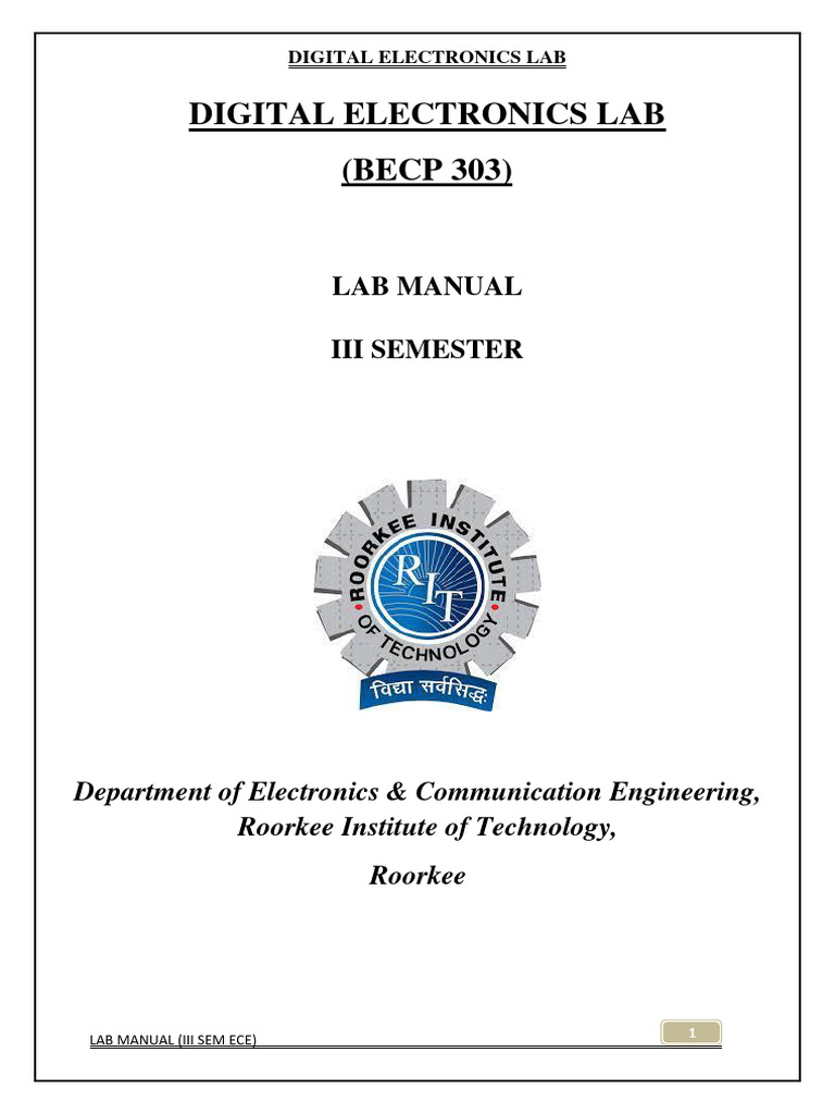 ECE Digital Electronics Guide | PDF