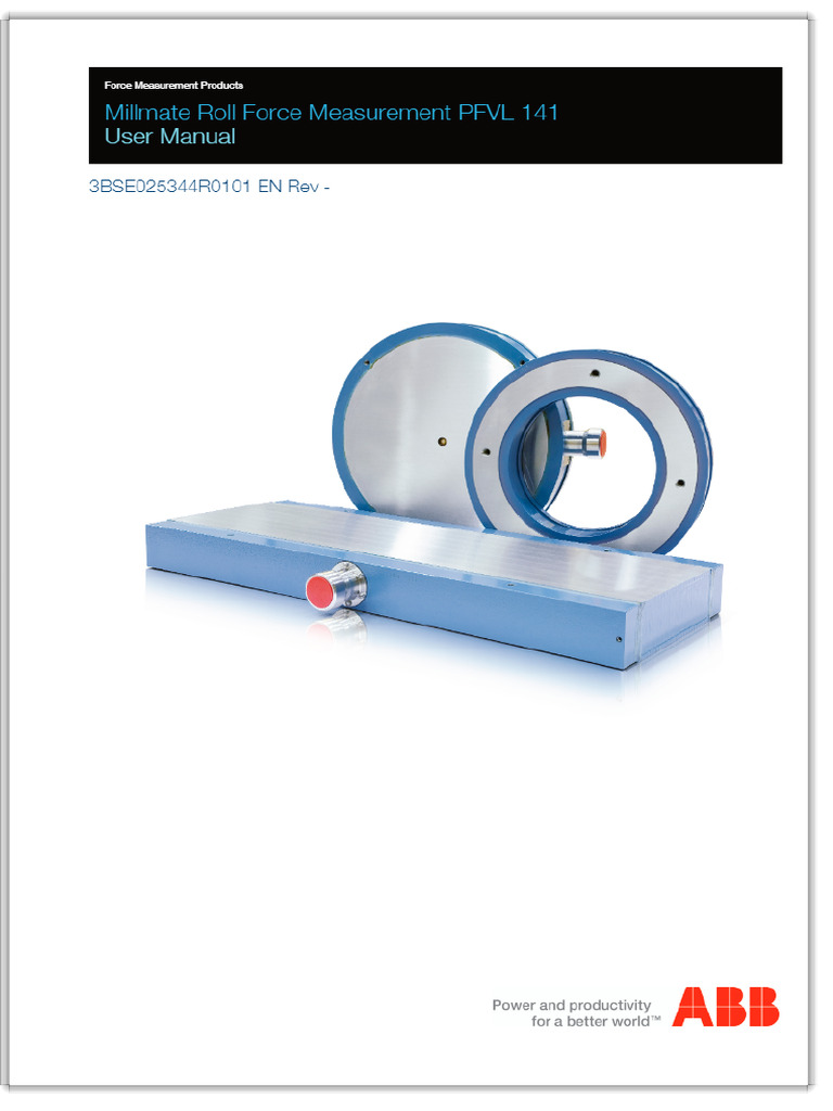 Manual Do Usuário Millmate Roll Force Measurement PFVL 141 - Download ...
