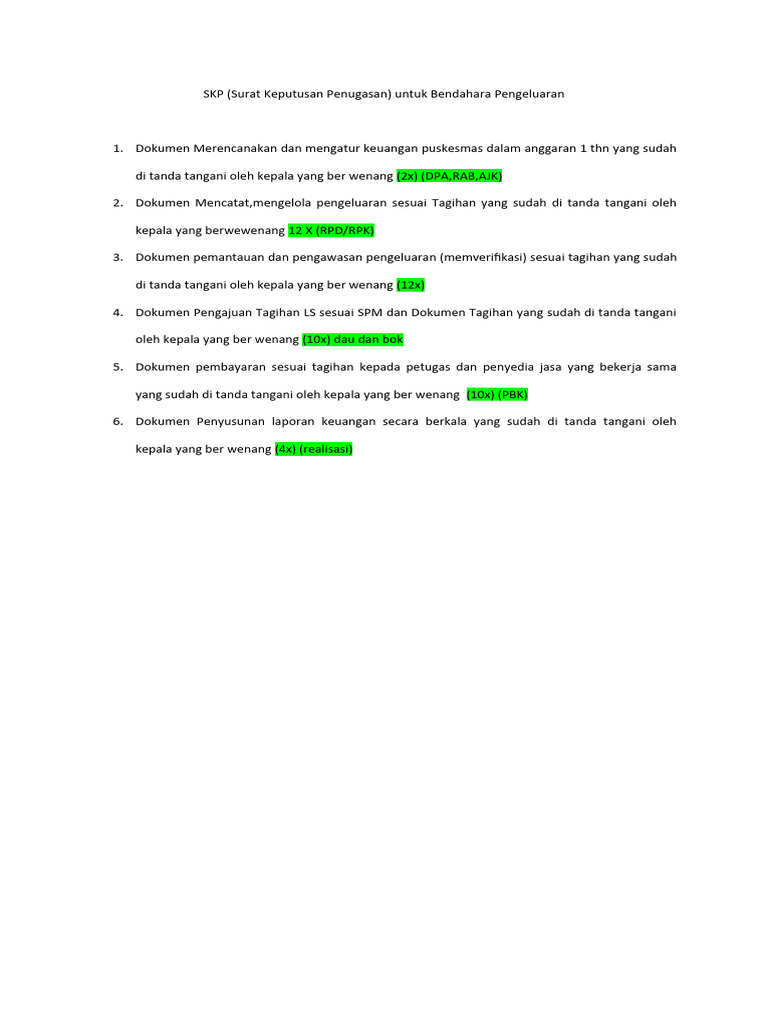 Dokumen SKP | PDF