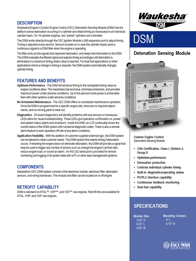 Description: Detonation Sensing Module | PDF