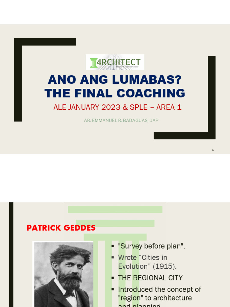 Final Coaching Area 1 | PDF