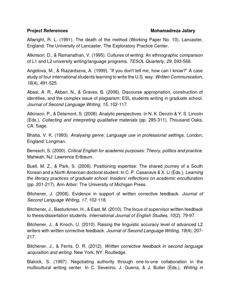 Project References | PDF