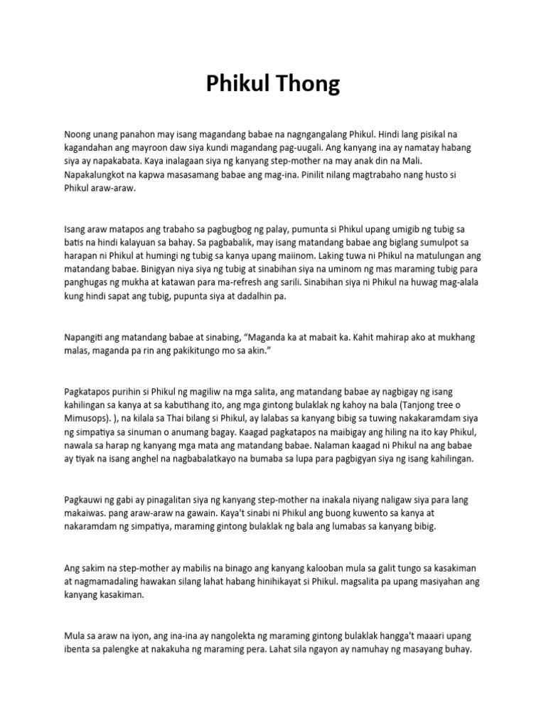 Phikul Thong | PDF