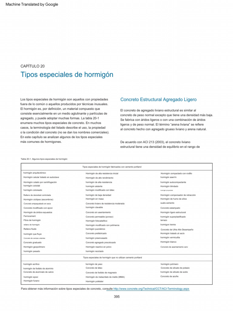 Semana 11 O - Special Types of Concrete - PCA Chapter 20 | PDF