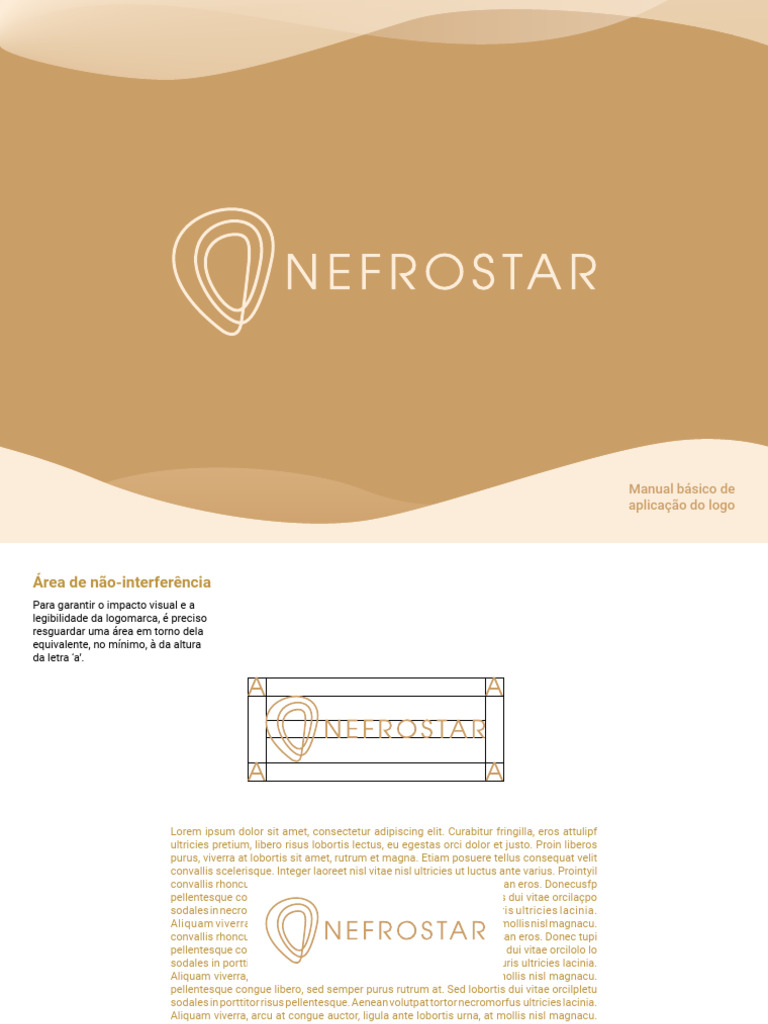 Nefrostar - Manual básico de aplicação do logo | PDF