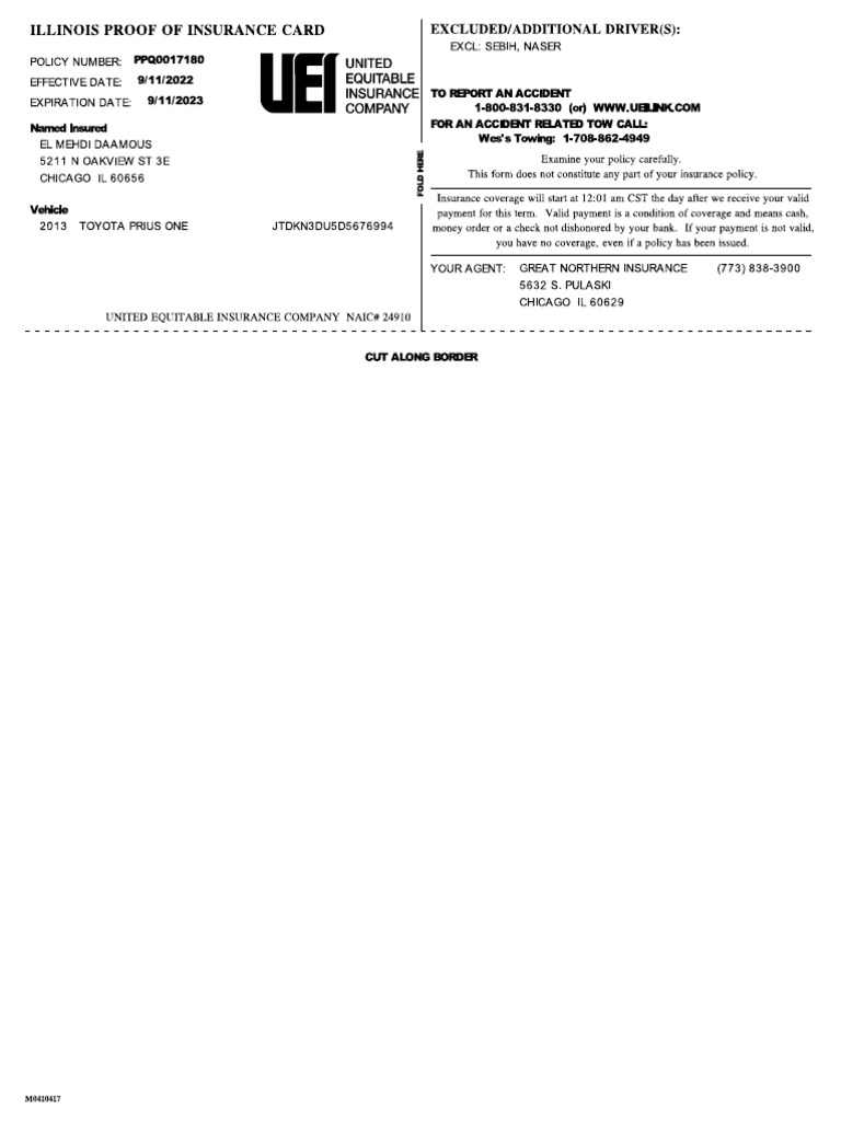 Insurance Mehdi | PDF