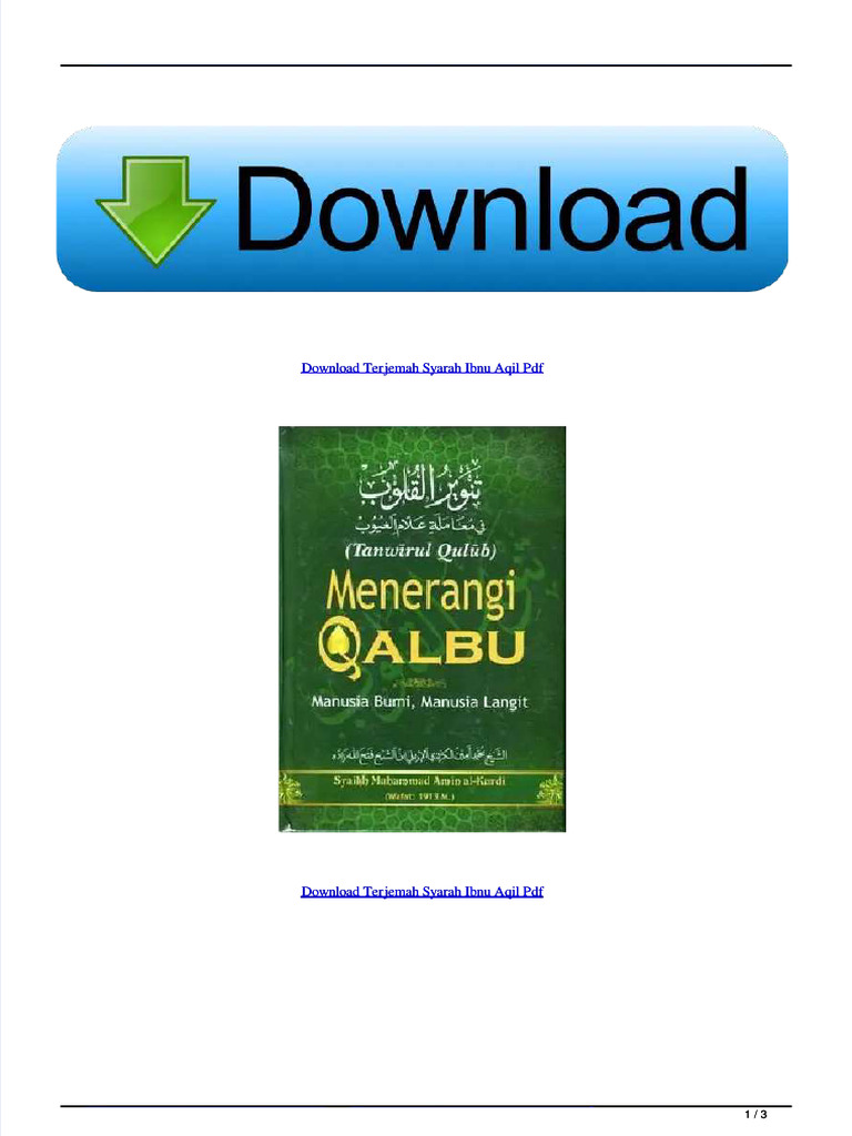 PDF Terjemah Syarah Ibnu Aqil PDF - Compress | PDF