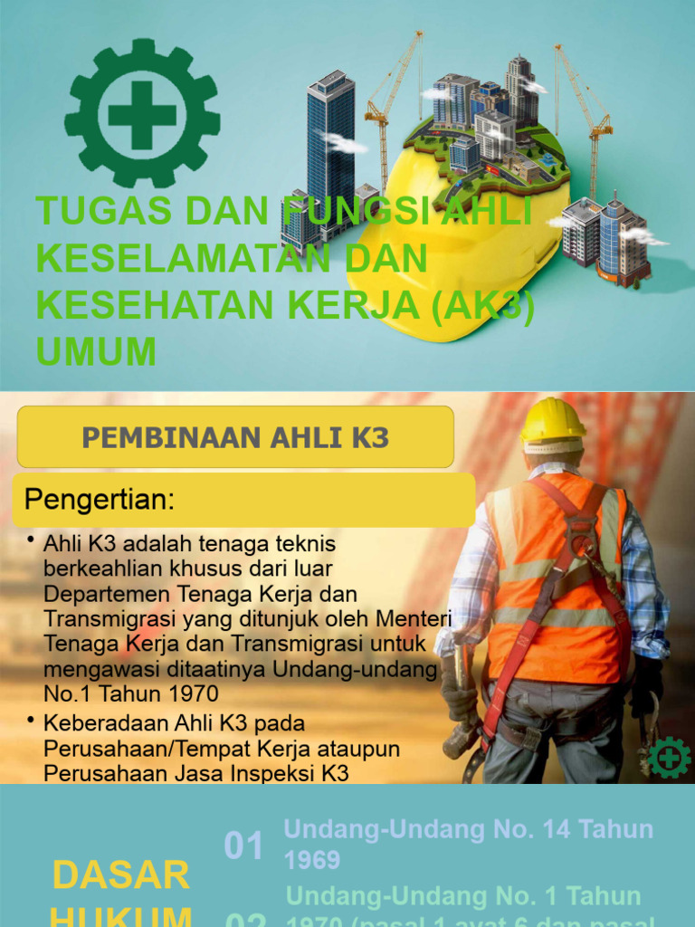 Tugas dan Fungsi Ahli K3 Umum | PDF