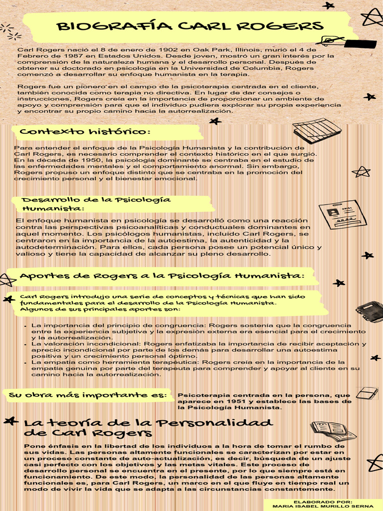 Biografía Carl Rogers | Descargar gratis PDF | Sicología | Psicologia ...