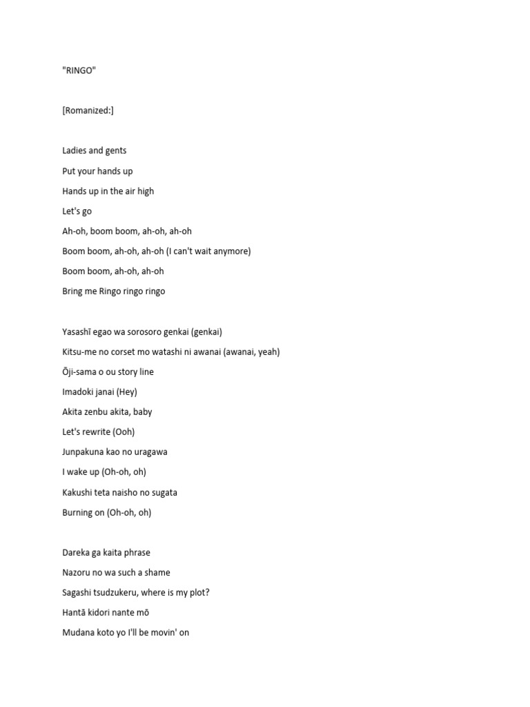 RINGO | PDF