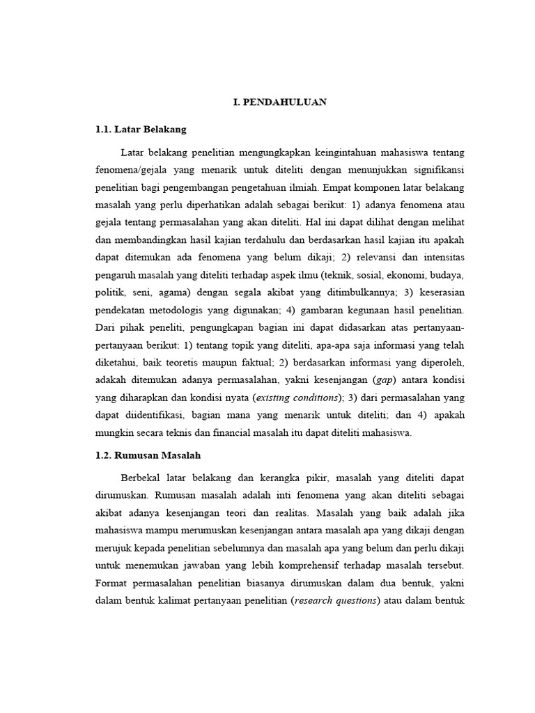 02 Template Bab 1 5 | PDF | Karier & Perkembangan | Seni