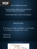 Class II Amalgam Cavity Preparation | PDF | Tooth | Dentistry