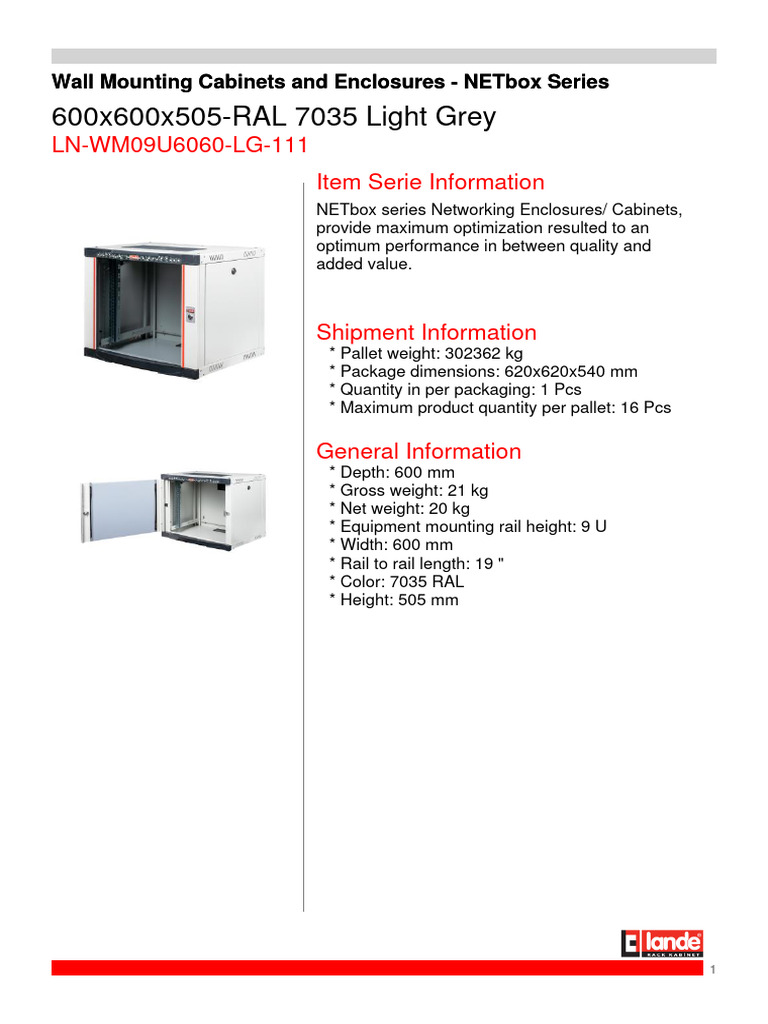 NETbox Series LN-WM09U6060-LG-111 | PDF | Home & Garden | Computers