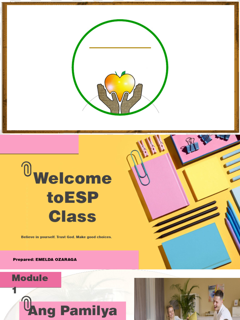 Module 1 Ang Pamilya Bilang Likas Na Institusyon | PDF