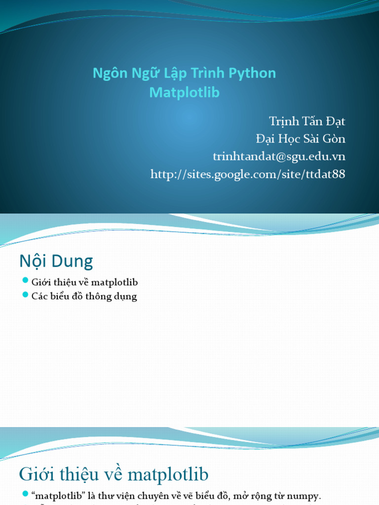 Python 14 Matplotlib Pdf