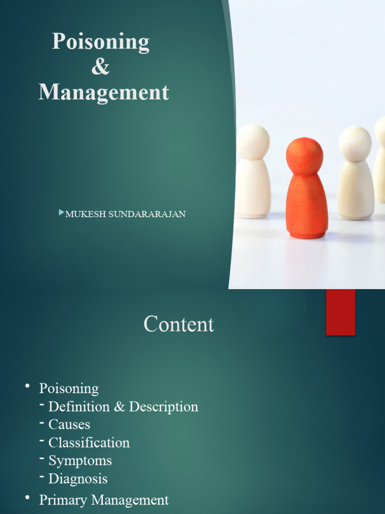 Poisoning | PDF | Poison | Medical Specialties